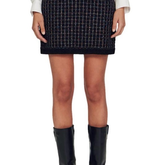 Skirts | Sandro Vella Textured Knit Shirt | Poshmark